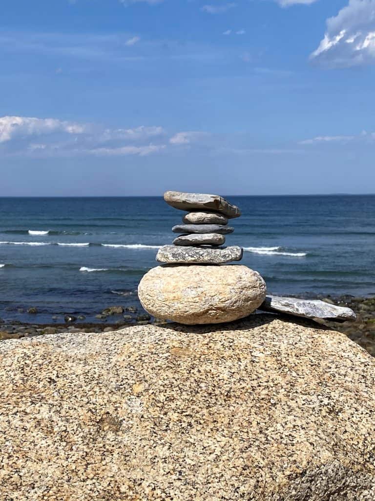 © Photo: Pebble Stack, Hampton Beach | PortsmouthNH.com
